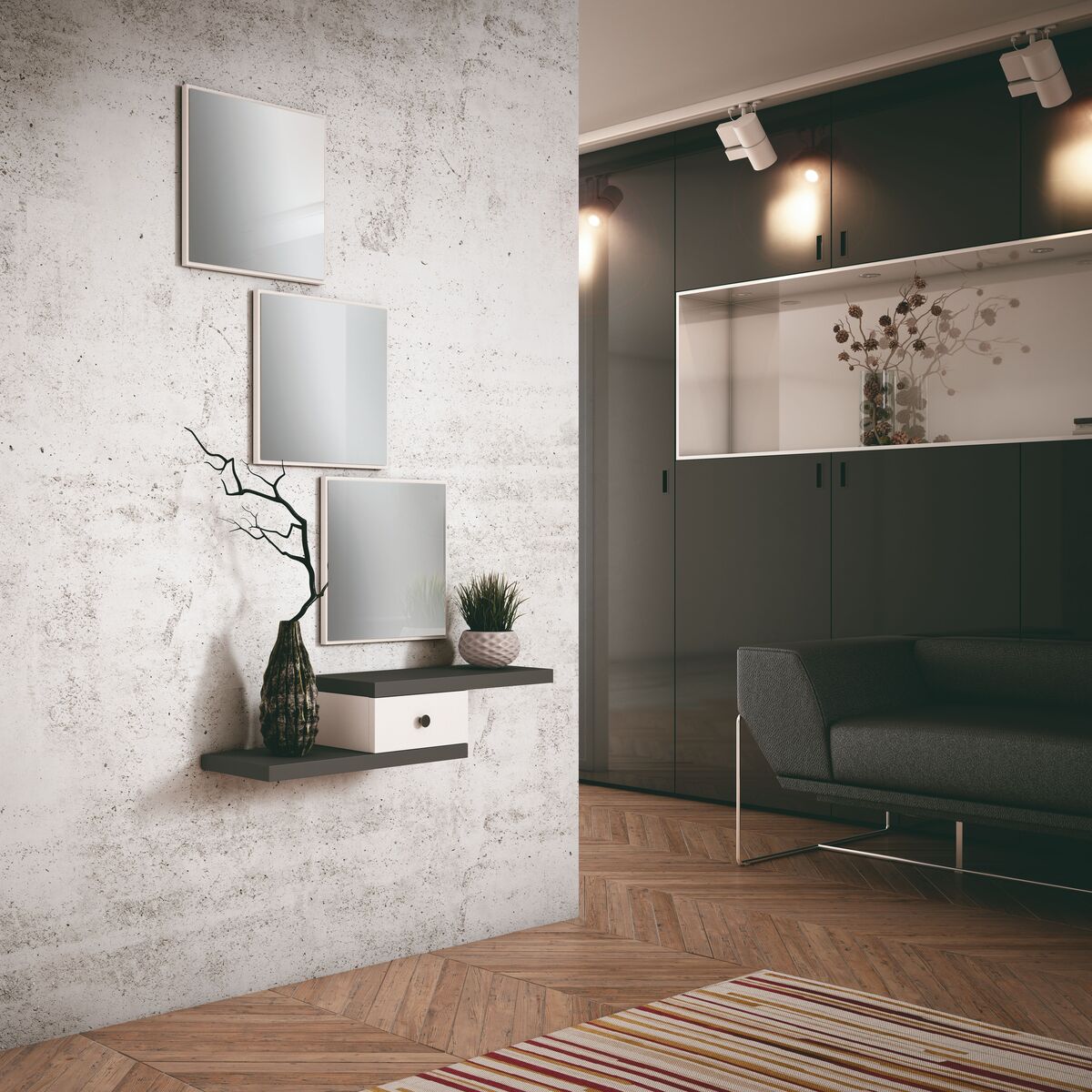 Recibidor H-101 – Muebles La Ilusión